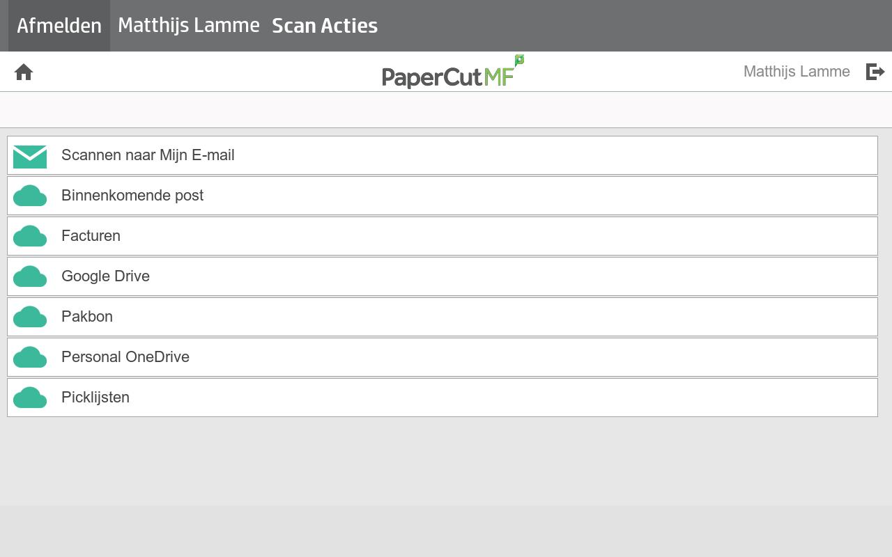 Follow-me printen met Papercut print management software