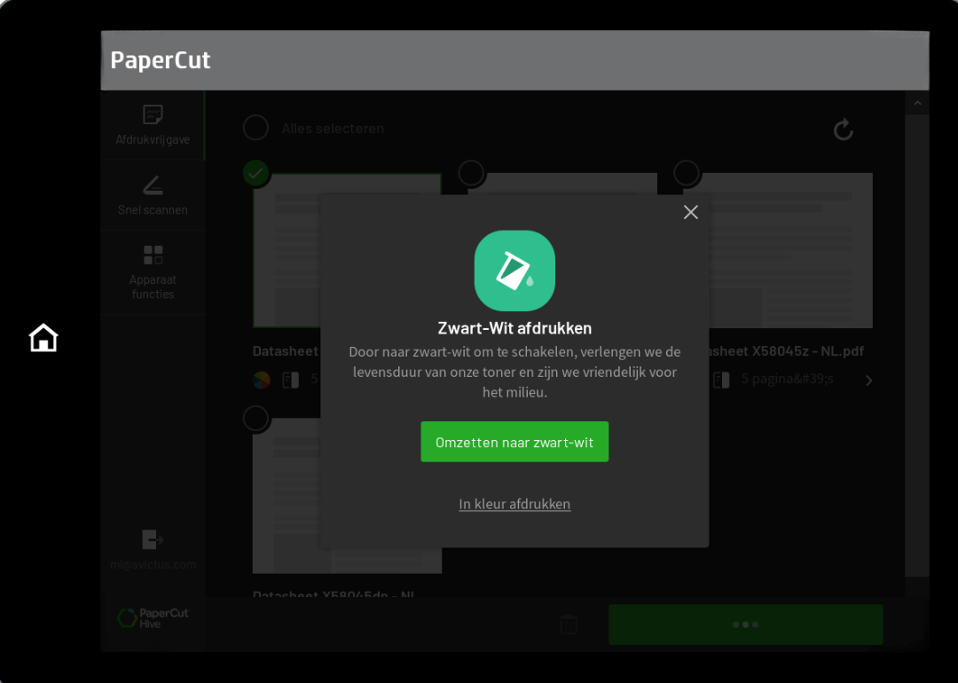 Printen zonder printserver? Dat kan met Papercut Hive cloud