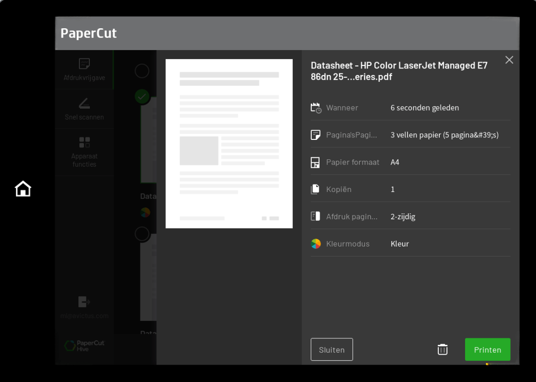 Printen zonder printserver? Dat kan met Papercut Hive cloud